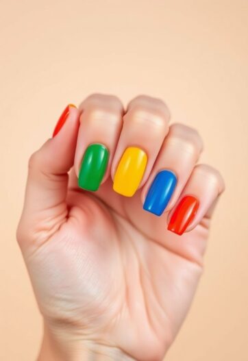 17 Easy Rainbow Nail Designs to Try at Home (2025)