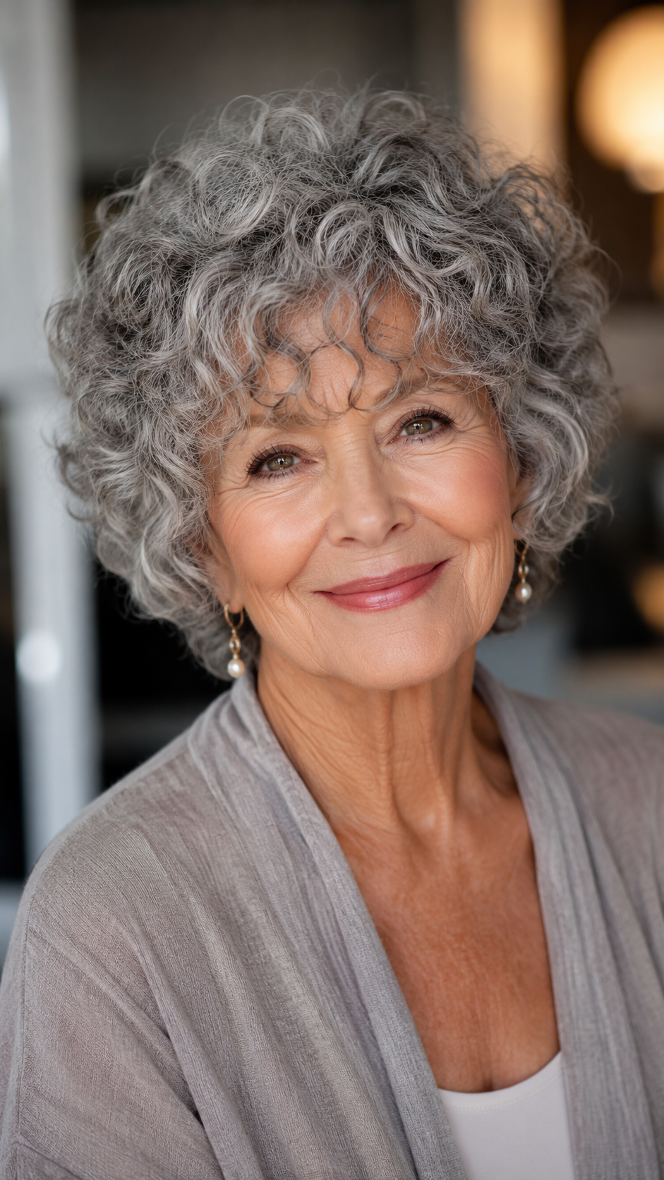 20 Flattering Hairstyles with Bangs for Women Over 70 - Hairstyle 99